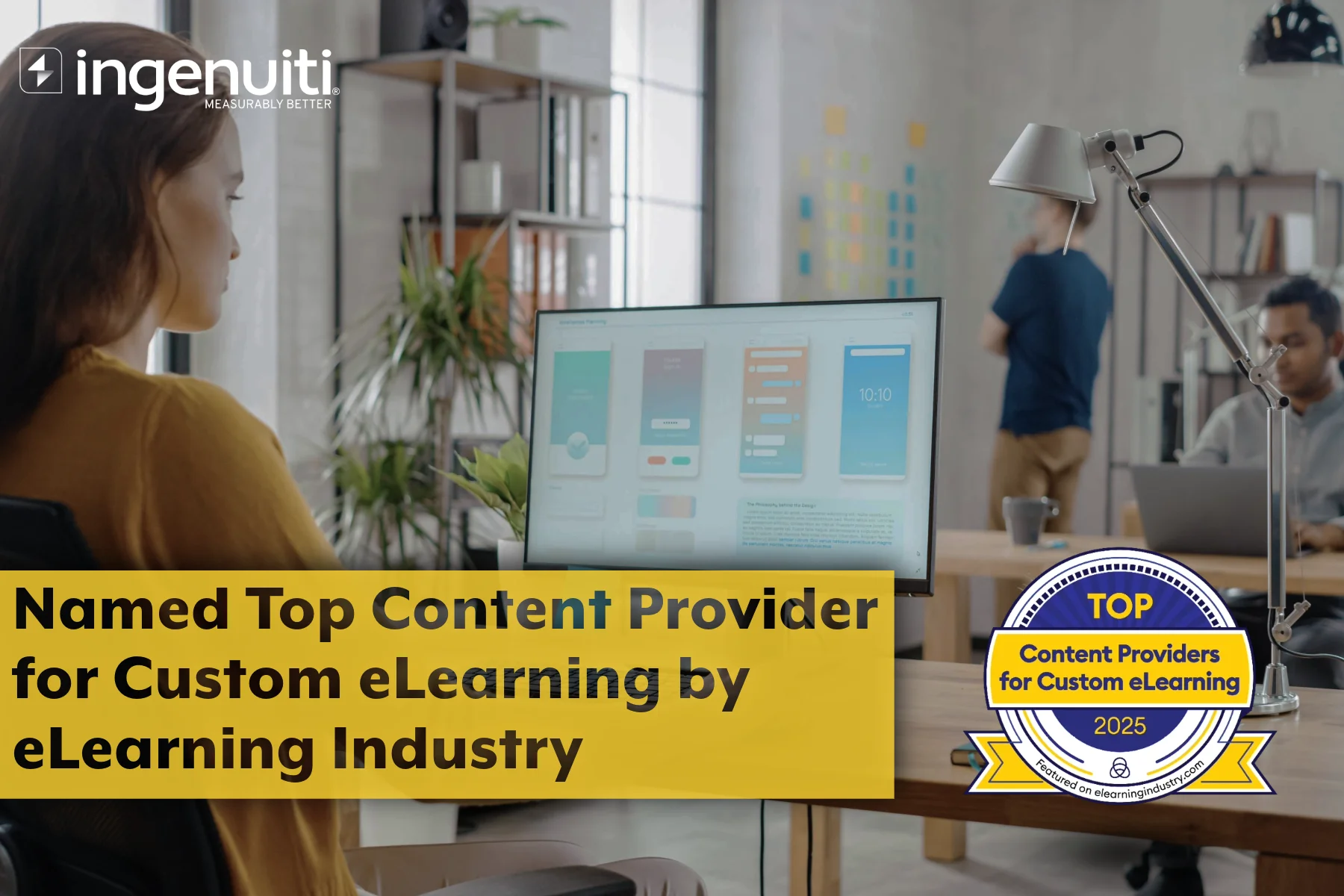 Ingenuiti Named Top Content Provider for Custom eLearning by eLearning Industry - Ingenuiti